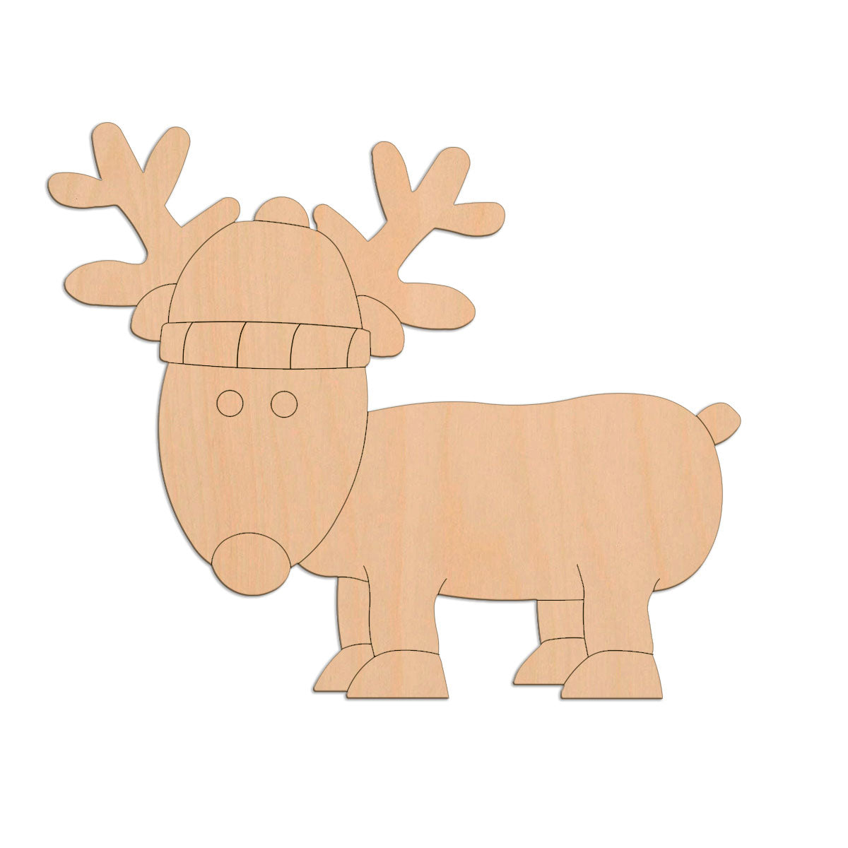 Reindeer (Style A) | Wood Craft Shapes