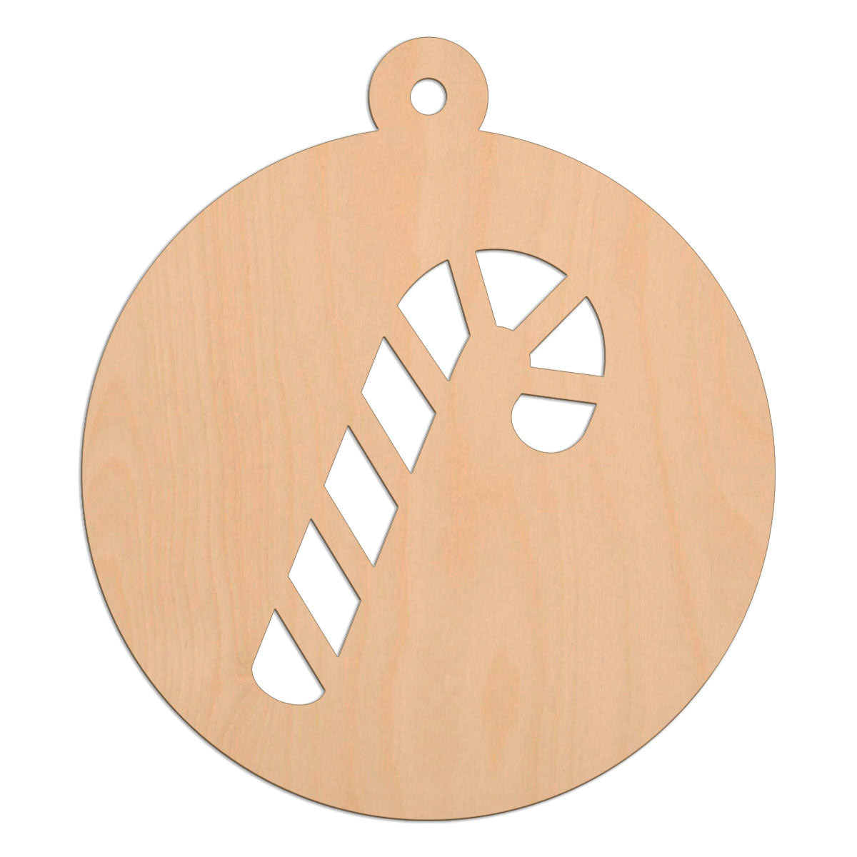 Candy Cane Bauble | Wood Craft Shapes