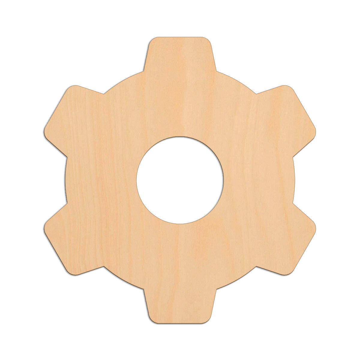 Cog (Style E) | Wood Craft Shapes