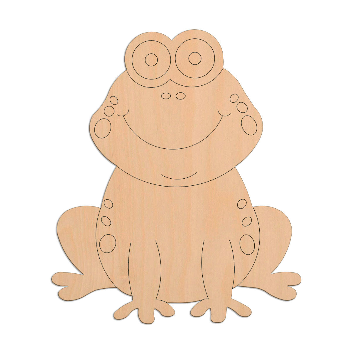 Frog (Style A) | Wood Craft Shapes