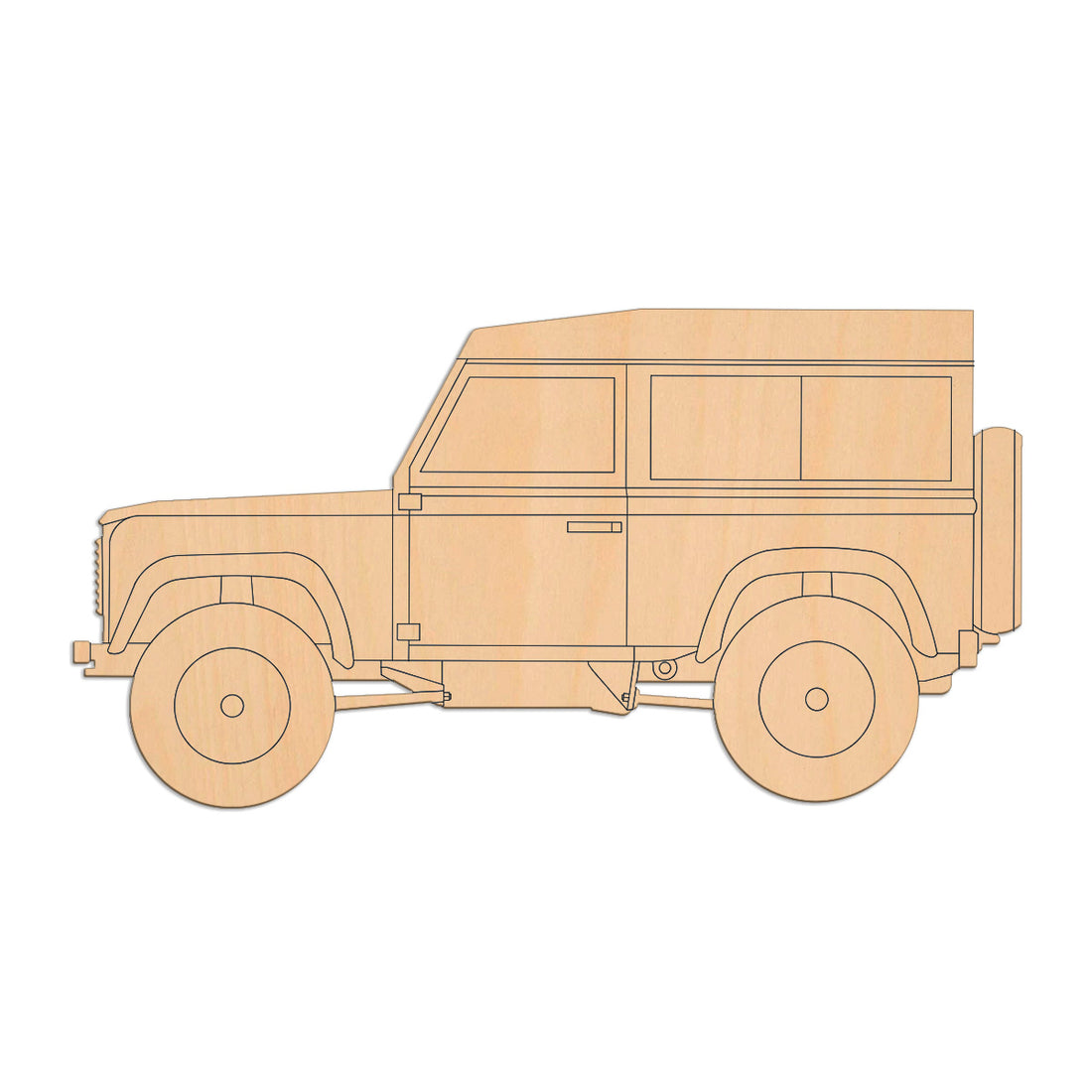 Land Rover Defender | Wood Craft Shapes