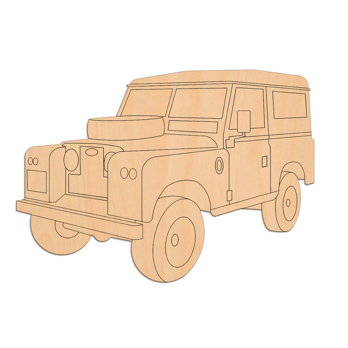 Land Rover S2 | Wood Craft Shapes