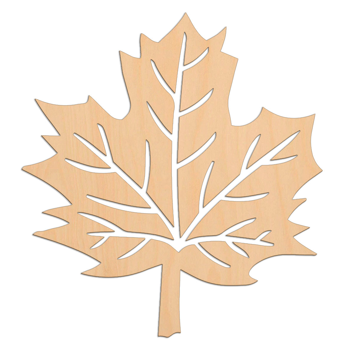 Maple Leaf (Style B) | Wood Craft Shapes