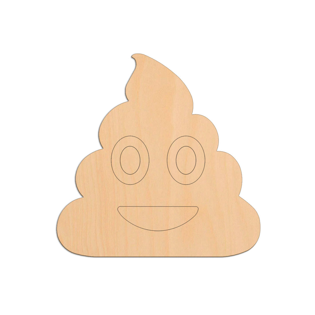 Poo | Wood Craft Shapes