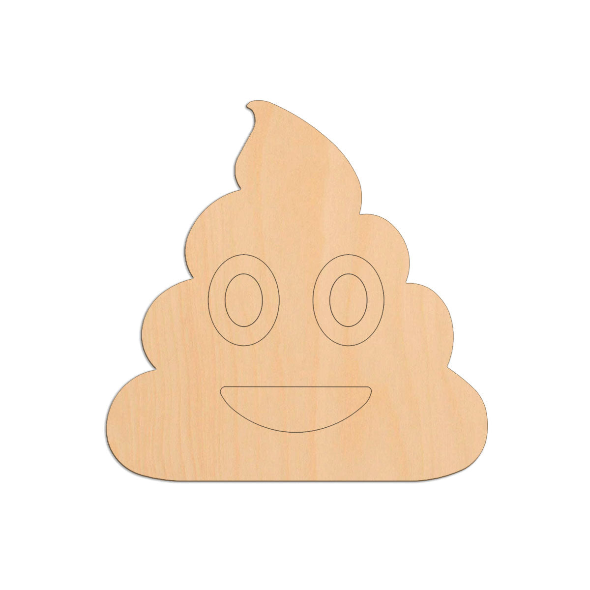 Poo | Wood Craft Shapes