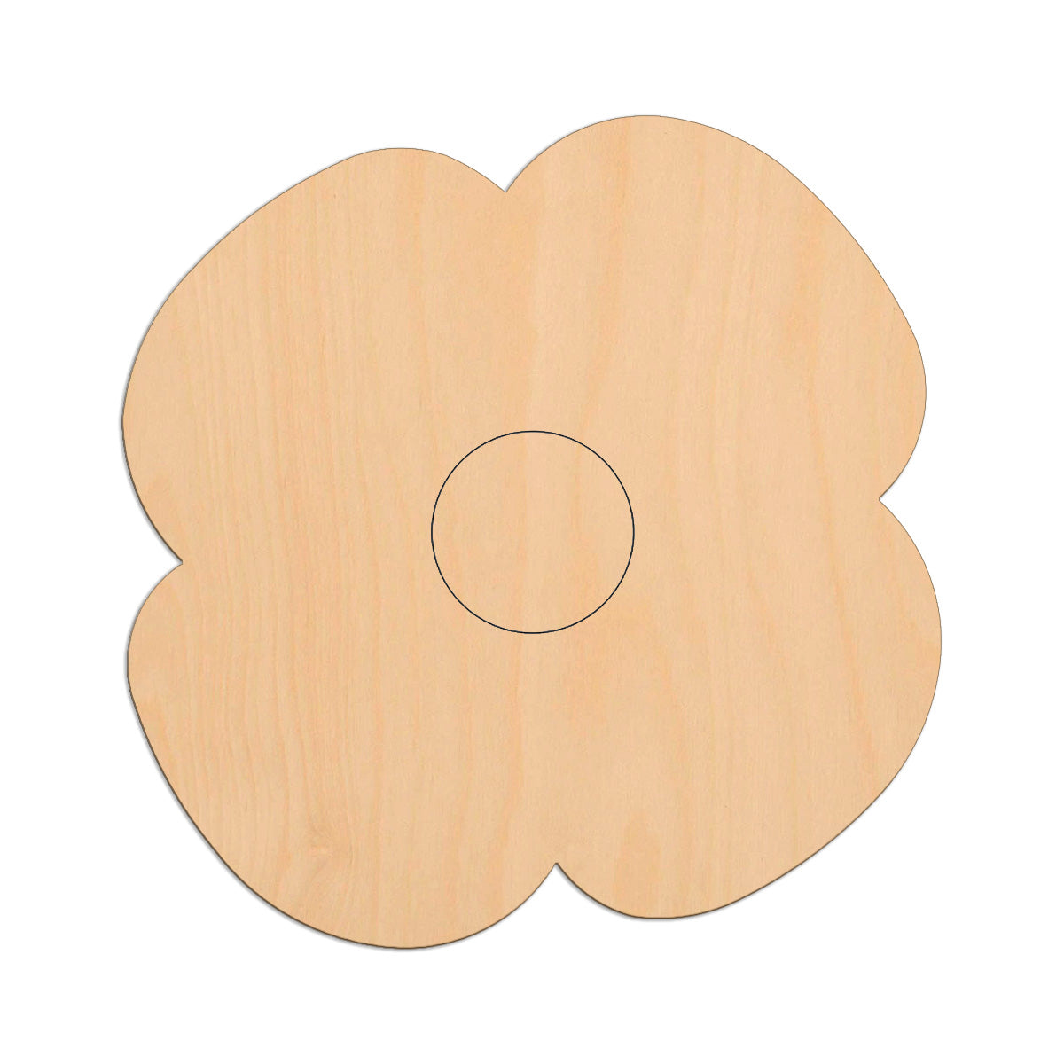 Poppy (Style A) | Wood Craft Shapes