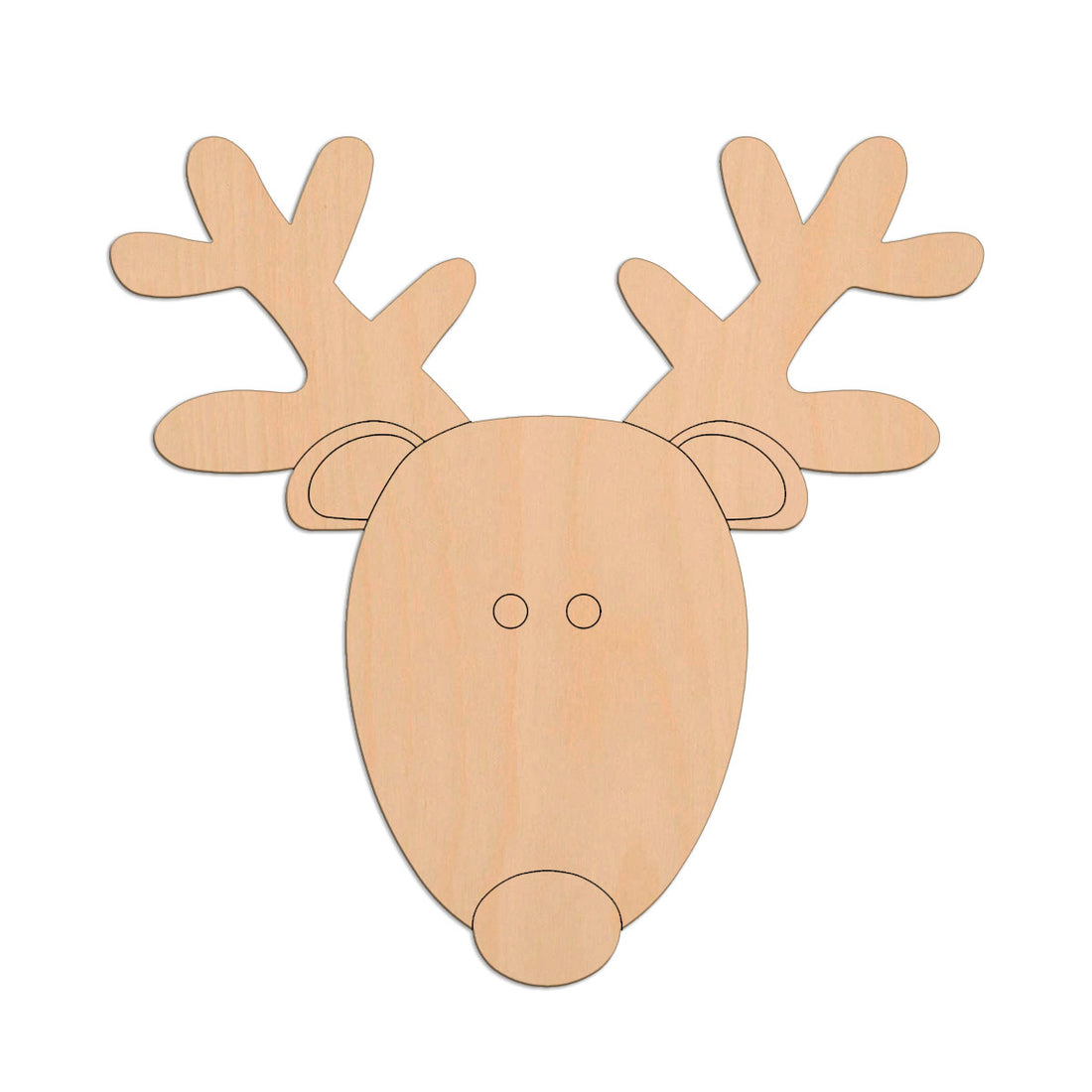 Reindeer Head | Wood Craft Shapes