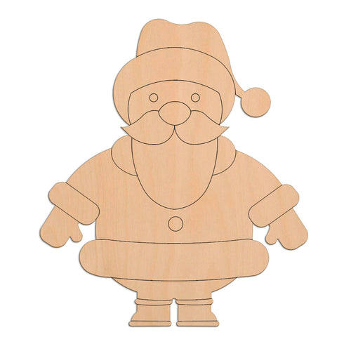 Santa (Style A) | Wood Craft Shapes