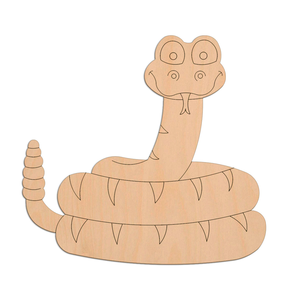 Snake (Style A) | Wood Craft Shapes