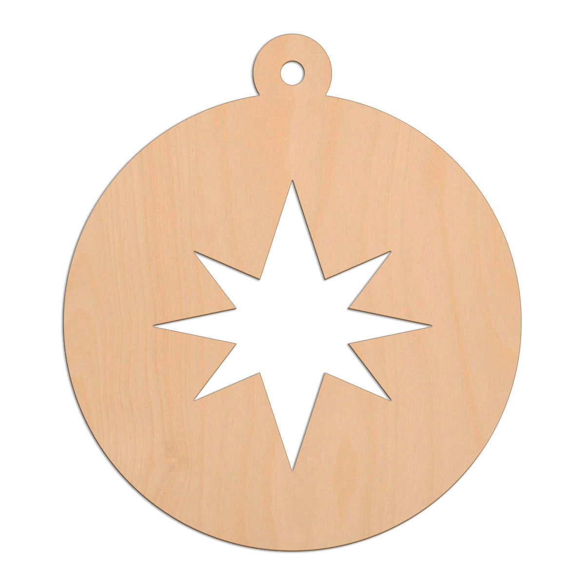 Star Bauble | Wood Craft Shapes