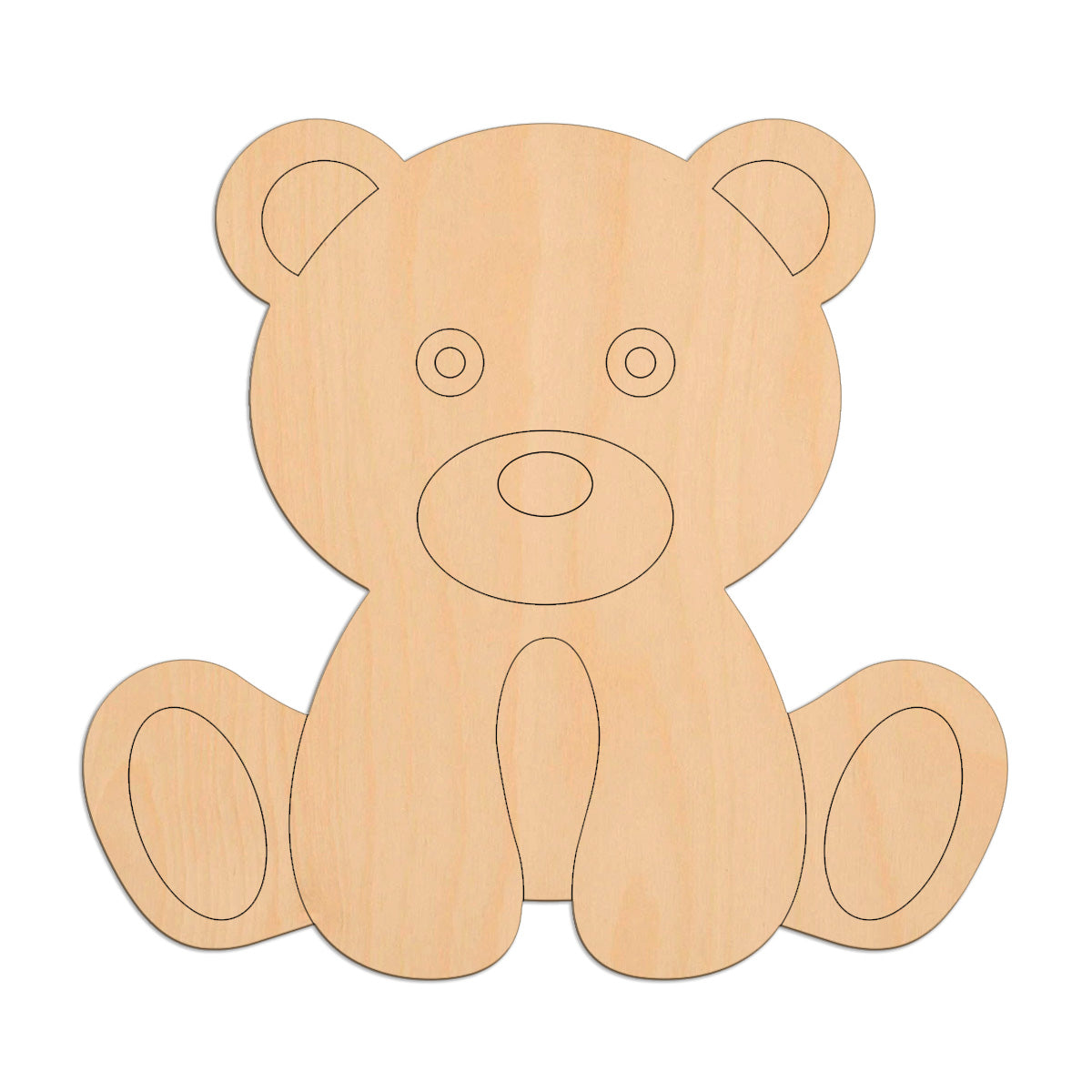 Teddy (Style F) | Wood Craft Shapes