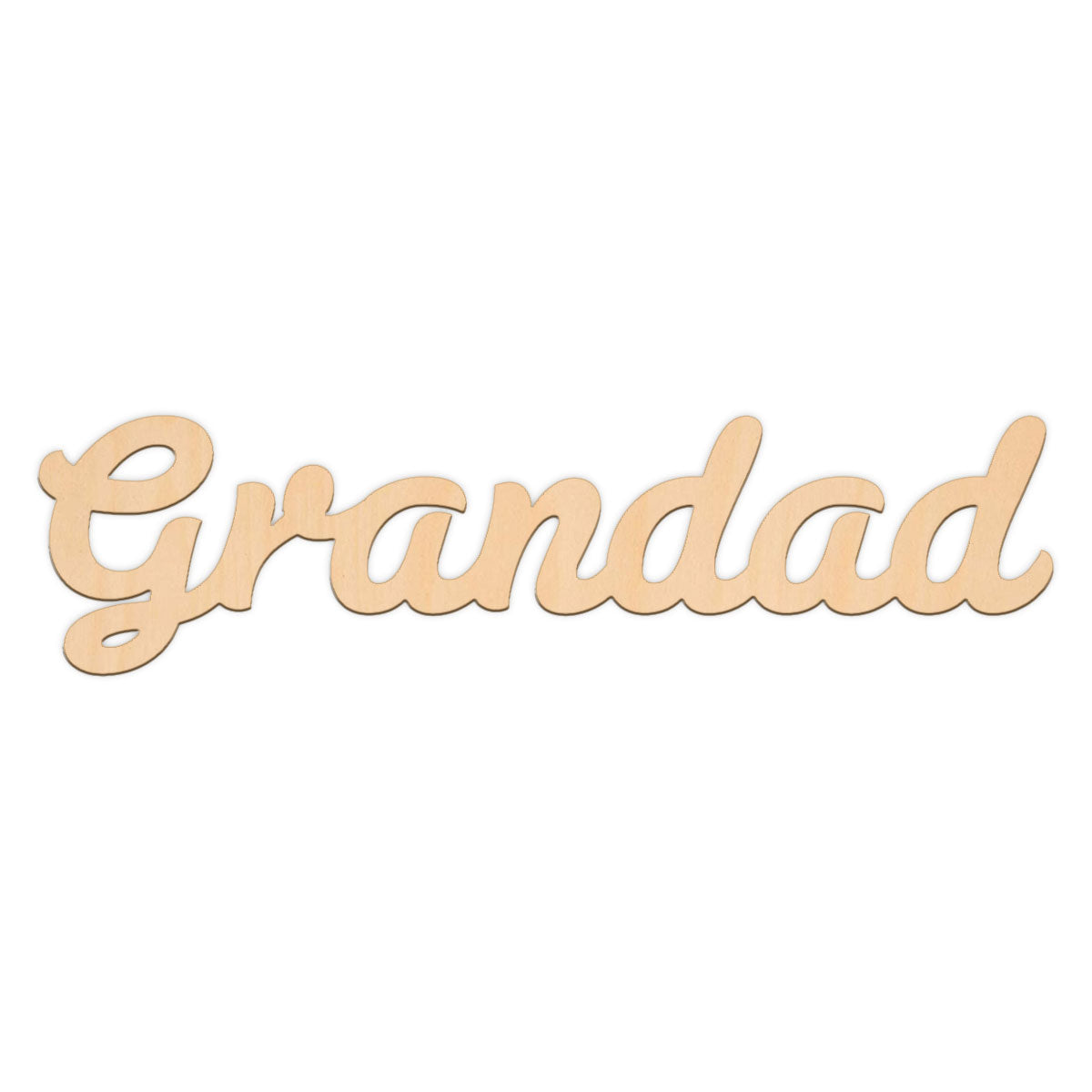 Grandad Word | Wood Craft Shapes