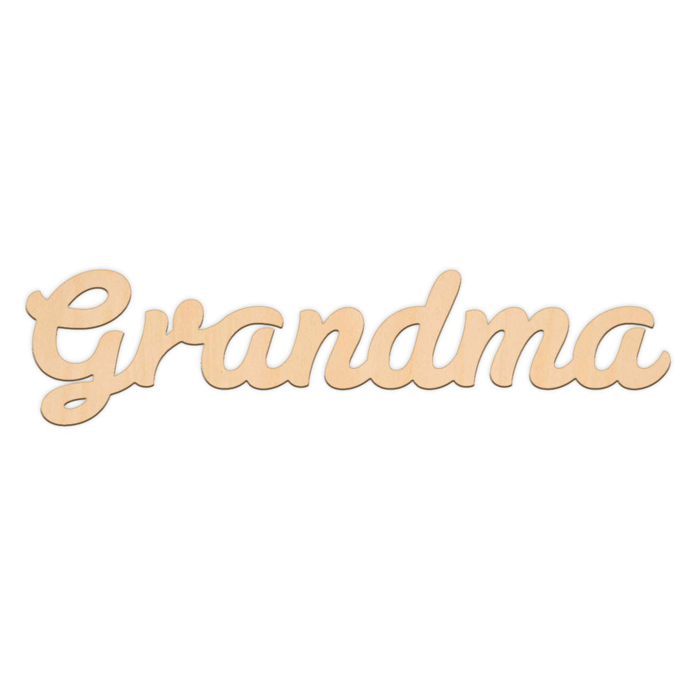 Grandma Word | Wood Craft Shapes